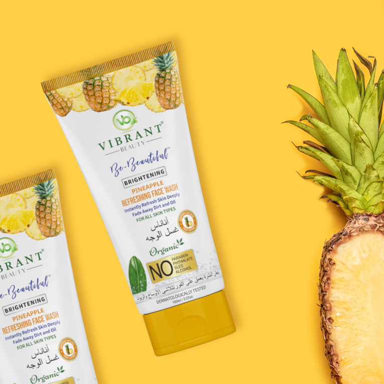 Pineapple Face Wash - Vibrant Beauty