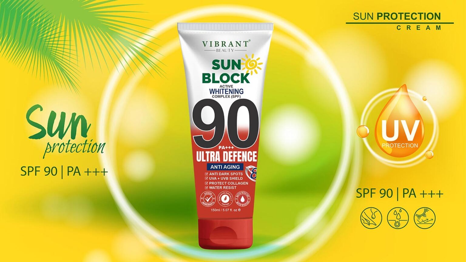 Sun Block SPF 90 - Vibrant Beauty